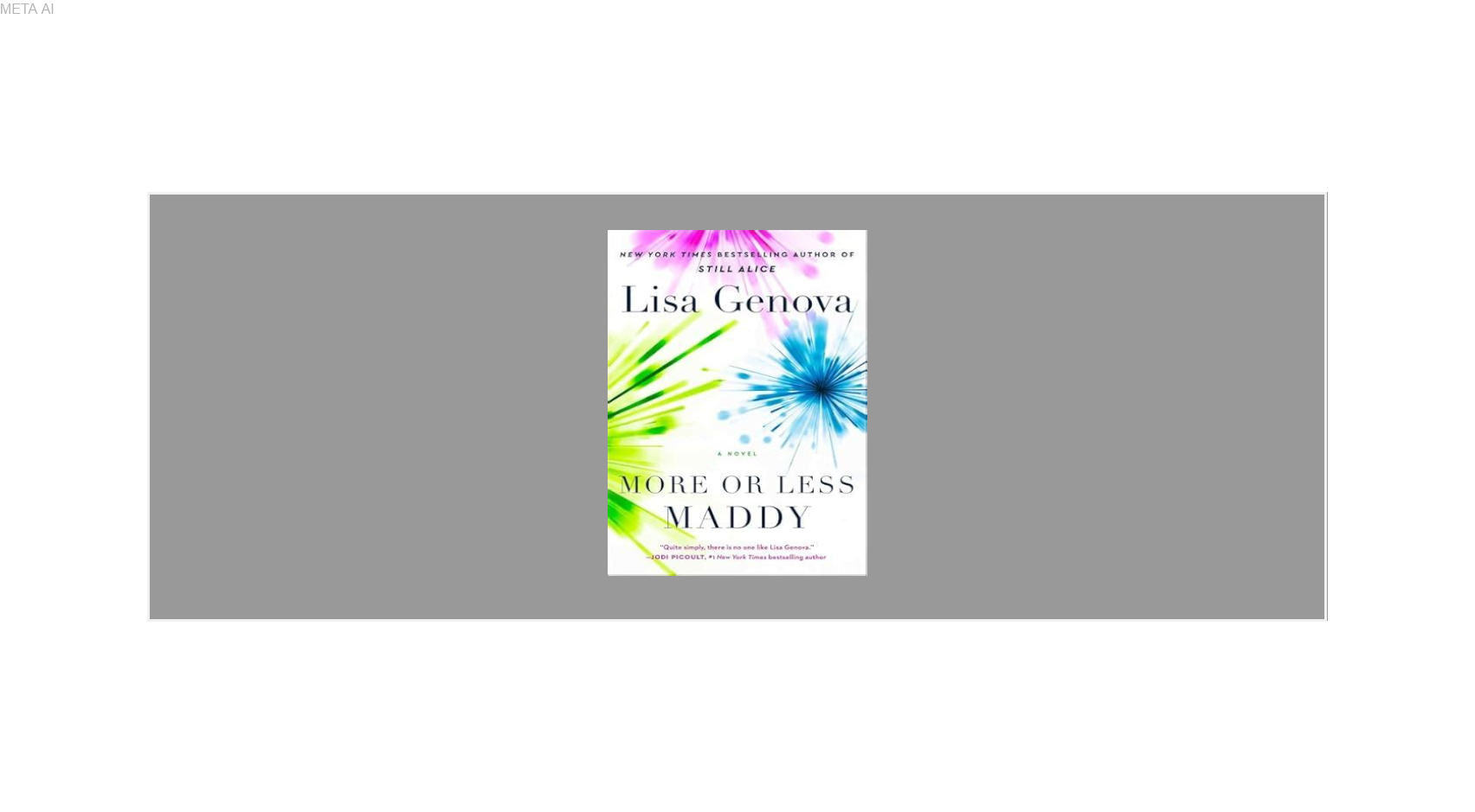 Download Now More or Less Maddy by Lisa Genova | Find more at Amazon ...